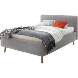 Meise M&ouml;bel meise.m&ouml;bel Polsterbett &raquo;Mattis&laquo; Topseller, wahlweise mit Bettkasten Liegefl&auml;che L&auml;nge B: 200cm x 120cm, Strukturstoff Multicolor Mit Bettkasten, H&ouml;he