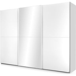 set one by Musterring Schwebet&uuml;renschrank &raquo;Henderson&laquo; mit Spiegel, inkl. Fachb&ouml;den und Kleiderstangen wei&szlig; Holzwerkstoff B/H/T: 301cm x 223cm x 68cm, 