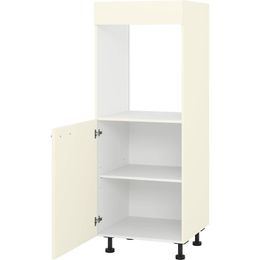 KOCHSTATION Backofenumbauschrank &raquo;"KS-Scafa", wahlweise T&uuml;rschlag rechts oder links&laquo; Breite/H&ouml;he: 60/150 cm, mit einem Einlegeboden beige magnolia, B/