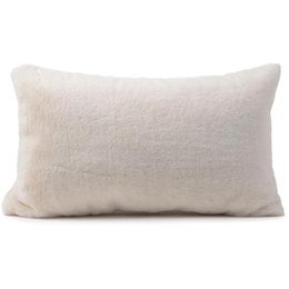 G&ouml;zze Dekokissen &raquo;Uni Flauschkissen LaPit&laquo; wei&szlig; Polyester B/L: 30cm x 50cm, 1 Stk.