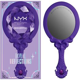 Nyx Cosmetics Nyx Professional Makeup Damen NYX PROFESSIONAL MAKEUP Schminkspiegel &raquo;BRIDGERTION ROYAL REFLECTIONS&laquo; in limitierter Auflage lila B/H/T: 14,5cm x 