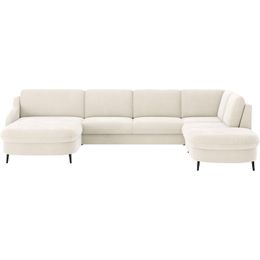 Sit & More sit&more Wohnlandschaft &raquo;Soul U-Form&laquo; wahlweise mit Schlaffunktion und Bettkasten oder Schubkasten beige 100% Polyester B/H/T: 356cm x 90cm x 239cm, 