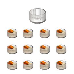 APS Schale &raquo;THE GRID&laquo; 12 aus Glas Glas, stapelbar, mikrowellengeeignet transparent Glas &Oslash; 6cm