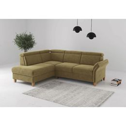 OTTO home Ecksofa &raquo;Glendale, L-Form&laquo; inkl. Kopfteilverstellung, wahlweise mit Vorziehsitz und Bettkasten 100% Polyester B/H/T: 247cm x 84cm x 193cm, 