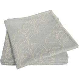 Adam Stoffserviette &raquo;Argentinian Criolla Light&laquo; grau Obermaterial: 100% Baumwolle Bio-Baumwolle