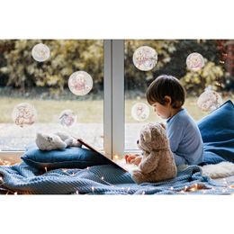 Komar Fensterbild &raquo;Fenstersticker - Winnie the Pooh Wonderful - Gr&ouml;&szlig;e 30 x 30 cm&laquo; 31 x 30 cm, 2 Bogen bunt Kunststoff B/L: 30cm x 30cm