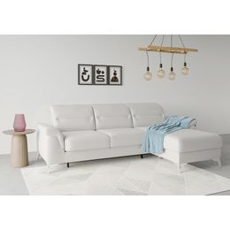 Sit & More sit&more Ecksofa &raquo;Sinatra L-Form&laquo; mit Recamiere, optinal mit Kopfteilverstellung und Armteilfunktion silber 98% Polyester, 2% Polyamid B/H/T: 258cm x 