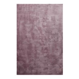 Teppich &raquo;Sienna&laquo; rechteckig 20 mm H&ouml;he Hochflor, Microfaser, uni, weich & kuschelig, Wohnzimmer, Schlafzimmer lila Polyester B : 160cm 1 Stk., 20mm, L