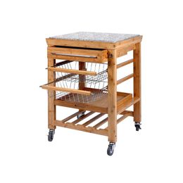 Butlers Servierwagen ROLLING STONE in Natur | Gr.: onesize