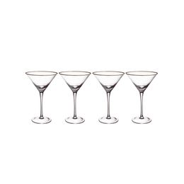 Butlers Martiniglas GOLDEN TWENTIES 4er-Set in Durchsichtig | Gr.: onesize