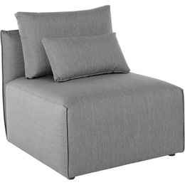OTTO home Sessel &raquo;N&ouml;re&laquo; Modul - zum Zusammenstellen; in vielen Bezugsqualit&auml;ten und Farben grau Samtoptik (100% Polyester);Struktur (100% 