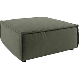 3C Candy Polsterhocker &raquo;Matteo&laquo; passend zu "Matteo", in Cord- und Feincordbezug gr&uuml;n 95% Polyester, 5% Nylon B/H/T: 95cm x 40cm x 95cm, Feincord