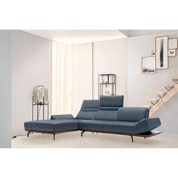 Creation BY ROLF BENZ Ecksofa &raquo;CR.420, Designecksofa, bequem, verstellbare R&uuml;ckenlehne, L-Form&laquo; in 2 Qualit&auml;ten, Holzrahmen in Eiche Natur oder 
