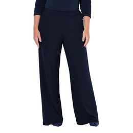 Ulla Popken Hosen in dunkles marine | Gr.: 42 - Normalgr&ouml;&szlig;e