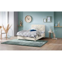 Westfalia Schlafkomfort Polsterbett &raquo;Padua&laquo; mit Rautensteppung, 3 verschiedene Matraztenarten w&auml;hlbar beige Bezug 100% Polyester, Polsterung: Polsterwatte, Material Gestell: 