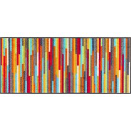 wash+dry by Kleen-Tex Teppich &raquo;Mikado Stripes&laquo; rechteckig 7 mm H&ouml;he modernes Streifen Design, rutschhemmend, waschbar bunt Kunstfaser B : 60cm 1 Stk.,