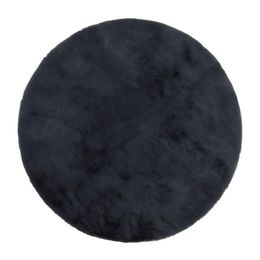 OCI DIE TEPPICHMARKE Hochflor-Teppich &raquo;ROCKY SOFT, Fell Haptik&laquo; rund 35 mm H&ouml;he Kunstfell, weich, kuschelig, maschinell gewebt, Kaninchen Haptik grau 