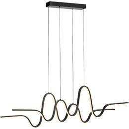 Paul Neuhaus Pendelleuchte &raquo;ALTITUDE&laquo; LED-Board 1 Stk. Warmwei&szlig; LED, dimmbar, Simply Dim, Memory, nach Trennung vom Netz, Comfort Lift schwarz 1, &Oslash; 0cm H: 60cm, 1 