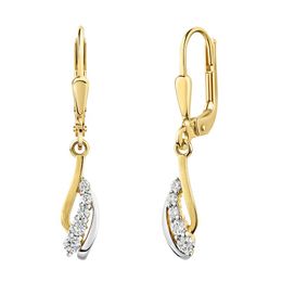 Firetti Damen Paar Ohrh&auml;nger &raquo;Schmuck Geschenk Gold 333 Ohrschmuck Ohrringe&laquo; mit Zirkonia (synth.) Gelbgold 333