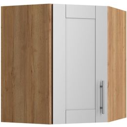 Optifit Eckh&auml;ngeschrank &raquo;Ahus&laquo; Breite 60 x 60 cm grau wildeiche Nachbildung, B/H/T: 60cm x 70,4cm x 34,9cm, T&uuml;ren: 1 Stk.