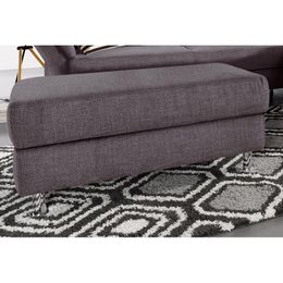 Sit & More sit&more Hocker &raquo;Avignon&laquo; grau Struktur (100% Polyester);Struktur fein ( 100% Polyester);Struktur gropb ( 100% Polypropylen) B/H/T: 102cm x 45cm x 