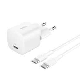 Belkin USB-Ladeger&auml;t &raquo;BoostCharge 25W USB-C Charger mit Power Delivery inkl. Kabel&laquo; wei&szlig; Kunststoff Die USB-C PD 3.1-Zertifizierung gew&auml;hrleistet, dass das 