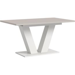 Home Affaire Esstisch &raquo;Motus, ausziehbar 150 -190 cm, inklusive 40 cm Einlegeplatte&laquo; Set, 1 Stk. tlg. V-Gestell mit Bodenplatte, Tisch, K&uuml;chentisch, 