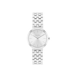 Calvin Klein Damen Quarzuhr &raquo;FORME&laquo; Armbanduhr, Damenuhr, Edelstahlarmband, analog silber Einheitsgr&ouml;&szlig;e