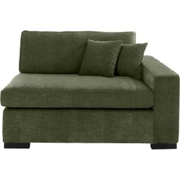 Home Affaire Sofaelement &raquo;Skara XXL&laquo; Modul XXL - zum eigenen Zusammenstellen, Armlehne links/rechts w&auml;hlbar gr&uuml;n 100% Polyester Samtvelours, Armlehne 