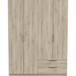 Demeyere Group Kleiderschrank &raquo;Ghost&laquo; Breite ca. 157cm, H&ouml;he ca. 200cm braun Holzwerkstoff Kronberg Eich, B/H/T: 157,3cm x 203cm x 51,1cm, Schubladen: