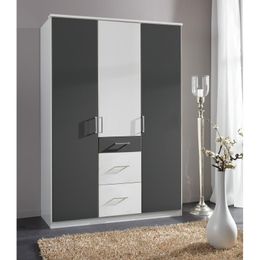 wimex Kleiderschrank &raquo;Click&laquo; ohne Spiegel wei&szlig; B/H/T: 135cm x 199cm x 58cm, T&uuml;ren: 3 Stk.
