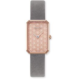 Engelsrufer Damen Quarzuhr &raquo;Lebensblume&laquo; Armbanduhr, Damenuhr, Lederarmband, analog Einheitsgr&ouml;&szlig;e