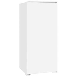 Exquisit Einbauk&uuml;hlschrank &raquo;EKS201-4-E-040E&laquo; 122,7 cm hoch 54 cm breit Schleppt&uuml;r-Montage: Ger&auml;tet&uuml;r wird mit der Schrankt&uuml;r mitgeschleppt silber 