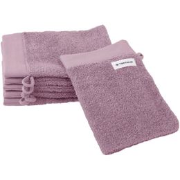 Tom Tailor HOME Waschhandschuh &raquo;Waschhandschuh COLOR BATH&laquo; lila Frottier, Frottier B/L: 16cmx21cm, 6 Stk., Frottier