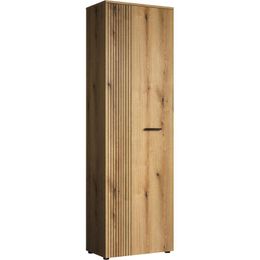 Home Affaire Garderobenschrank &raquo;Amrum&laquo; 1 Stk. tlg. Garderobenschrank mit 2 T&uuml;ren & 1 Kleiderstange &ndash; (B/T/H) 60/36/196 cm Holzwerkstoff, Kunststoff, 