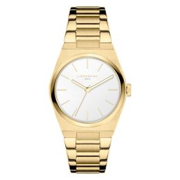 Liebeskind Berlin Damen Quarzuhr &raquo;Minimalist 45 mm&laquo; Armbanduhr, Damenuhr, Edelstahlarmband, analog gold Einheitsgr&ouml;&szlig;e