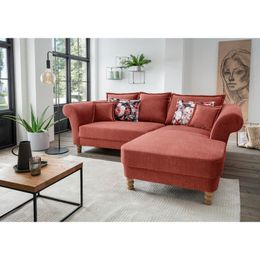 Home Affaire Ecksofa &raquo;Tassilo Mega Polsterecke mit Kaltschaum im Sitz, bequem, L-Form&laquo; hoher Sitzkomfort, Breite 262cm, Komfortsitzh&ouml;he 48cm, zeitlos 