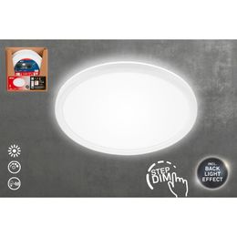 Briloner Leuchten LED Deckenleuchte &raquo;SLIM CASE&laquo; LED-Modul 1 Stk. 29x3 cm, Wohnzimmer, Schlafzimmer, Flur, K&uuml;che 1, &Oslash; 28cm H: 6,5cm, 1 Stk.
