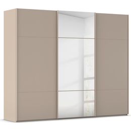Rauch Schwebet&uuml;renschrank &raquo;Kleiderschrank Schrank Garderobe Schlafzimmerschrank SCALE-TRIO&laquo; edle dreigeteilte Front mit 2 Zierleisten und Spiegel MADE