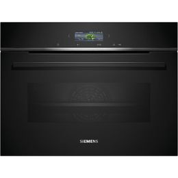 Siemens Backofen iQ700 &raquo;CB734G1B1&laquo; mit Teleskopauszug nachr&uuml;stbar Intelligentes cookControl Plus & praktischer Kochassistent schwarz Einheitsgr&ouml;&szlig;e 