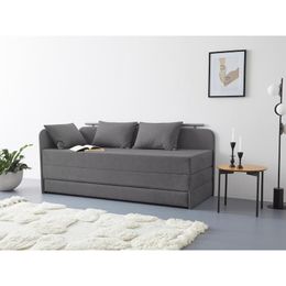 Maintal Polsterliege &raquo;Diana&laquo; mit Stauraum grau Liegeh&ouml;he 55cm, Liegefl&auml;che B/L: 84cm x 198cm, kein H&auml;rtegrad, Schaumstoffmatratze