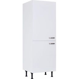 KOCHSTATION Seitenschrank &raquo;KS-Cara&laquo; wei&szlig; wei&szlig;, B/H/T: 60cm x 176,6cm x 58,4cm, T&uuml;ren: 2 Stk.