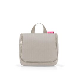 Reisenthel Herren Reisenthel Kulturbeutel &raquo;Reisenthel toiletbag&laquo; inkl. Spiegel mit Klettverschluss beige B/H/T: 20cm x 23cm x 10cm
