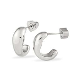 Copenhagen Studios Damen Paar Creolen &raquo;Schmuck Geschenk Edelstahl Ohrring Organics&laquo; Edelstahl