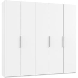 wimex Kleiderschrank &raquo;Level by fresh to go&laquo; ohne Schubladen wei&szlig; B/H/T: 250cm x 236cm x 58cm, T&uuml;ren: 5 Stk.