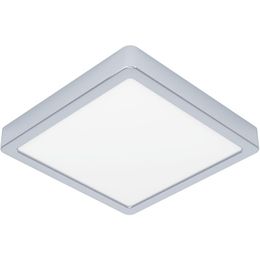 Eglo Deckenleuchte &raquo;FUEVA 5&laquo; LED-Modul 1 Stk. Warmwei&szlig; Deckenleuchte aus Stahl - 17W - Warmwei&szlig; grau H: 2,9cm, 1 Stk.