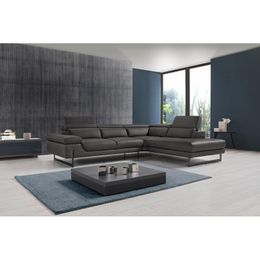 Egoitaliano Ecksofa &raquo;Queenie, extravagantes Sofa mit erstklassigem Sitzkomfort, L-Form&laquo; mit verstellbarer Armlehne und Kopfteilen f&uuml;r Wohlf&uuml;hlkomfort braun Luxus-