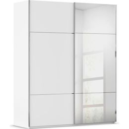 Rauch Schwebet&uuml;renschrank &raquo;Kleiderschrank Schrank Garderobe Schlafzimmerschrank SCALE-TRIO&laquo; edle dreigeteilte Front mit 2 Zierleisten Spiegel/Glas 