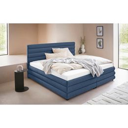 LeGer Home by Lena Gercke Polsterbett &raquo;Maylis&laquo; wahlweise mit und ohne Matratze und Lattenrost, auch in 200cm Breite blau 100% Polyester Liegefl&auml;che 