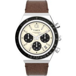 Timex Damen Chronograph &raquo;DIVER INSPIRED&laquo; Quarzuhr, Armbanduhr, Herrenuhr, Datum, Leuchtzeiger, Stoppfunktion braun Einheitsgr&ouml;&szlig;e